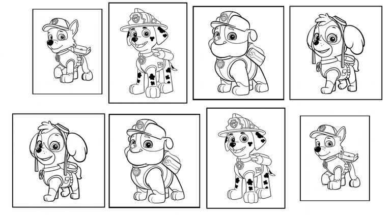 Paw Patrol Boyama Sayfaları – Sınıf Öğretmenleri İçin Ücretsiz Özgün ...