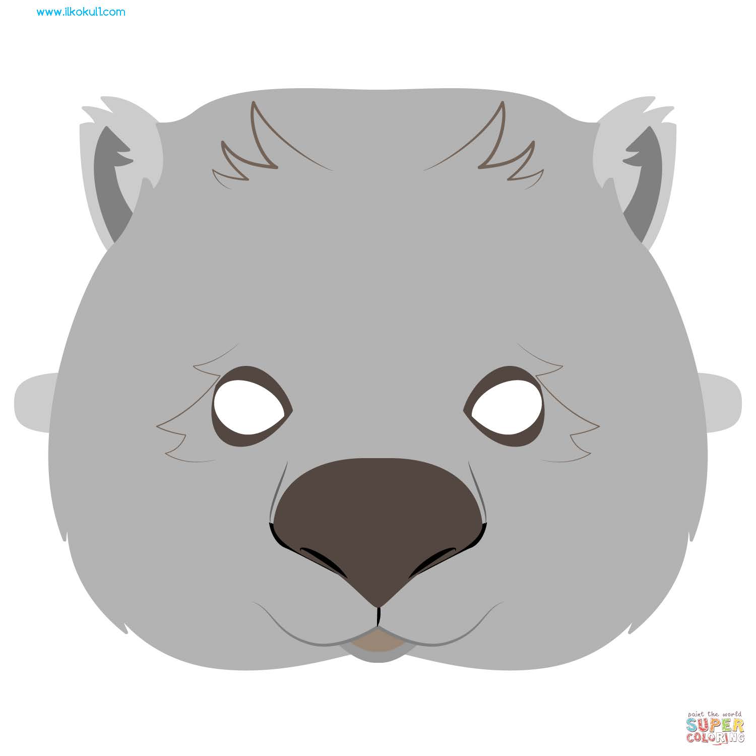 HAYVAN MASKESİ ŞABLONU (153) – Sınıf Öğretmenleri İçin Ücretsiz Özgün ...