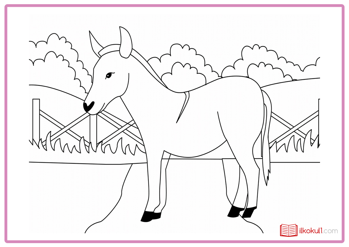 EŞEK BOYAMA SAYFALARI – Sınıf Öğretmenleri İçin Ücretsiz Özgün Etkinlikler