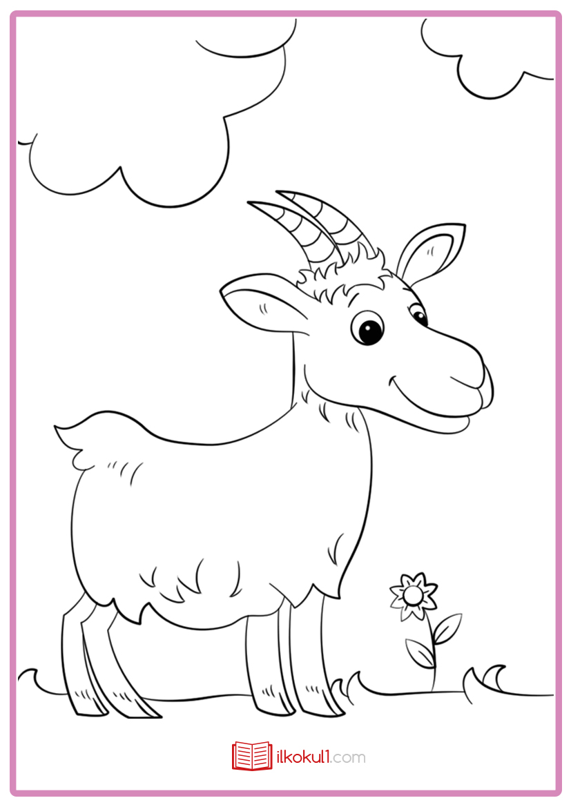 KEÇİ BOYAMA SAYFALARI – Sınıf Öğretmenleri İçin Ücretsiz Özgün Etkinlikler